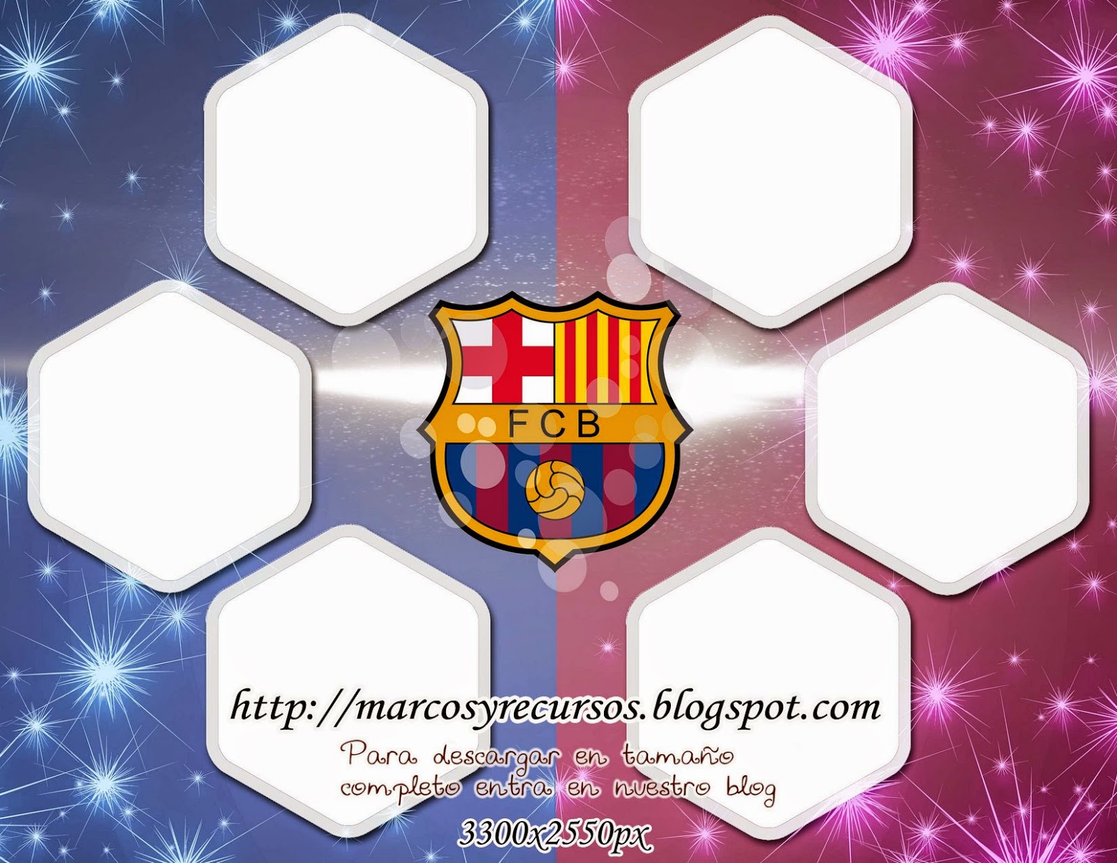 5 creativos marcos para fotos del Fútbol Club Barcelona | Photo Frames