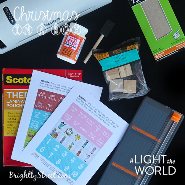 How to Make Christmas Tree Activity Blocks for #LIGHTtheWORLD | Making ...