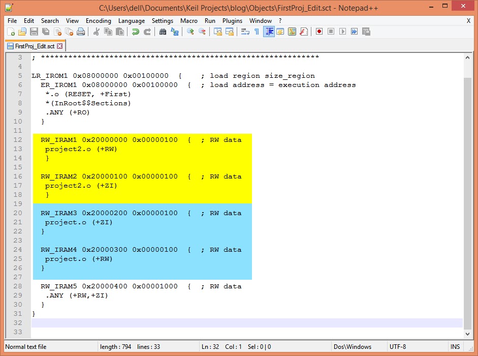 1000 ARMs Programming: ARM Programming 4 - Understanding Scatter file ...