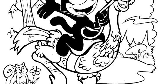 MOTANUL FELIX - Planse de colorat p.02