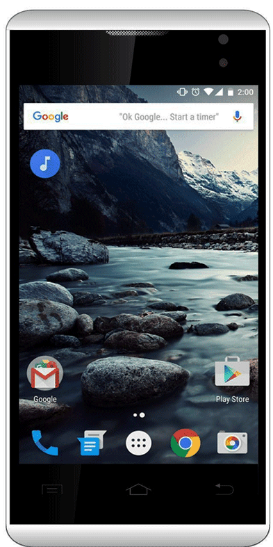 FIGO Virtue 4.0 Dual SIM smartphone with Android 5.1 Lollipop 5MP Main ...