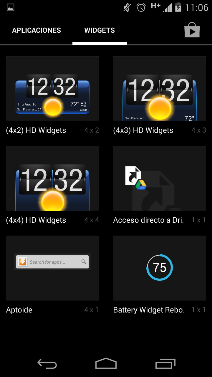 HD Widgets, Widgets espectaculares!!! ~ Mi lado TEC