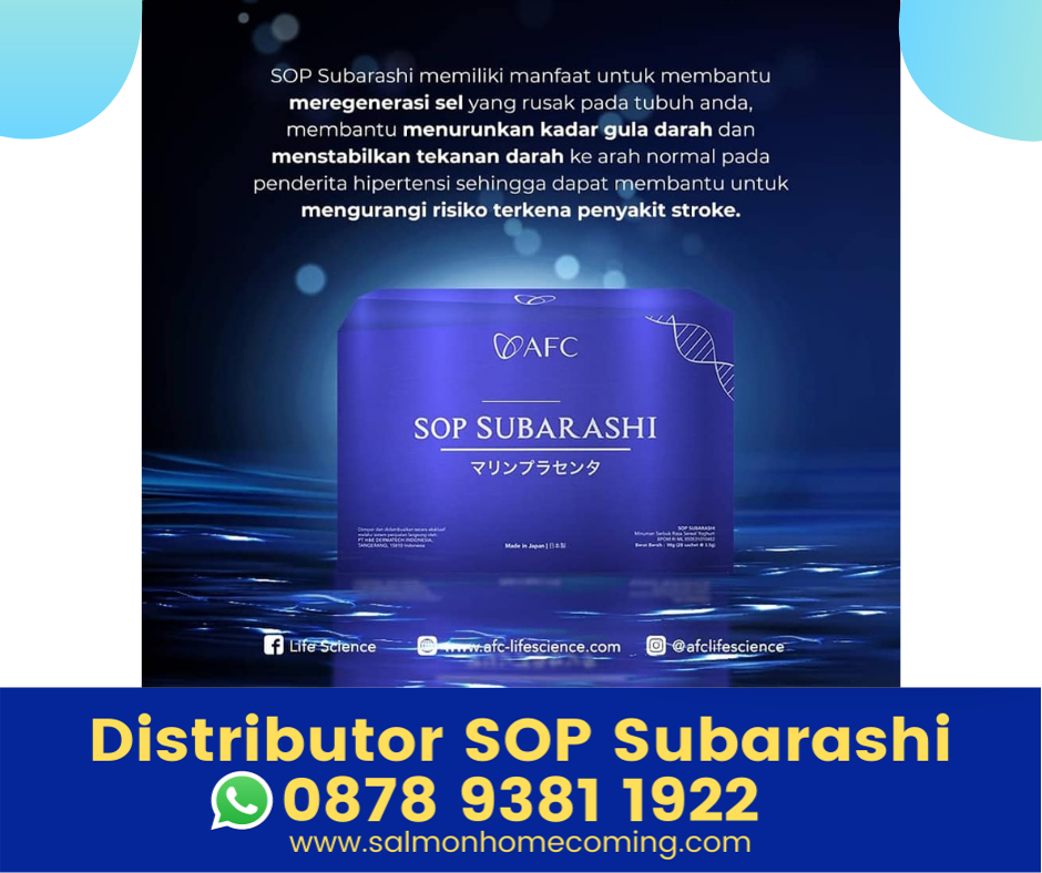 SOP Subarashi Isi Pack - WA 0878 9381 1922 SOP Subarashi Obat Apa
