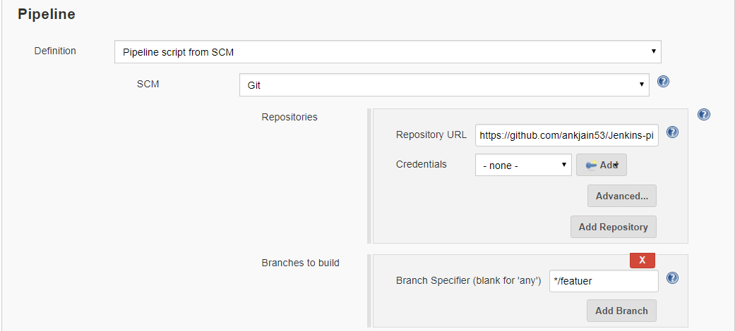 Setting Jenkins Declarative Pipeline through Jenkinsfile - QA Automation Setting Jenkins Declarative Pipeline through Jenkinsfile - QA Automation