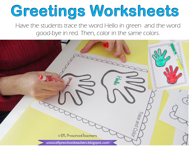 ESL/EFL Preschool Teachers: Greetings Theme for Kindergarten- Holistic ...