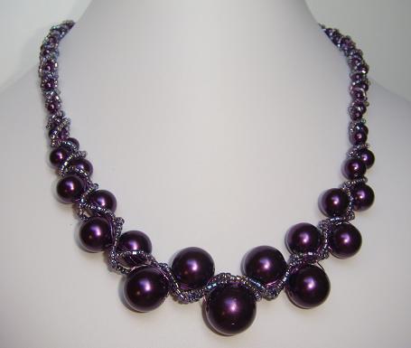 Latin Beads: Purple Pearls