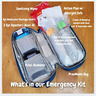 What's in OUR Anaphylaxis Pack | The Alherrgy Mom Blog