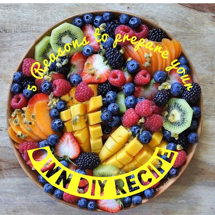 PABULUM SUSTENANCE: 5 REASONS TO CREATE YOUR OWN DIY RECIPES