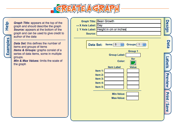 Mr. C's Class Blog: Create A Graph: Graphic Data Representation