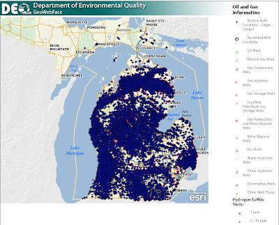 Adrian - Oil and Gas: The Extend of Oil and Gas Drilling in Michigan