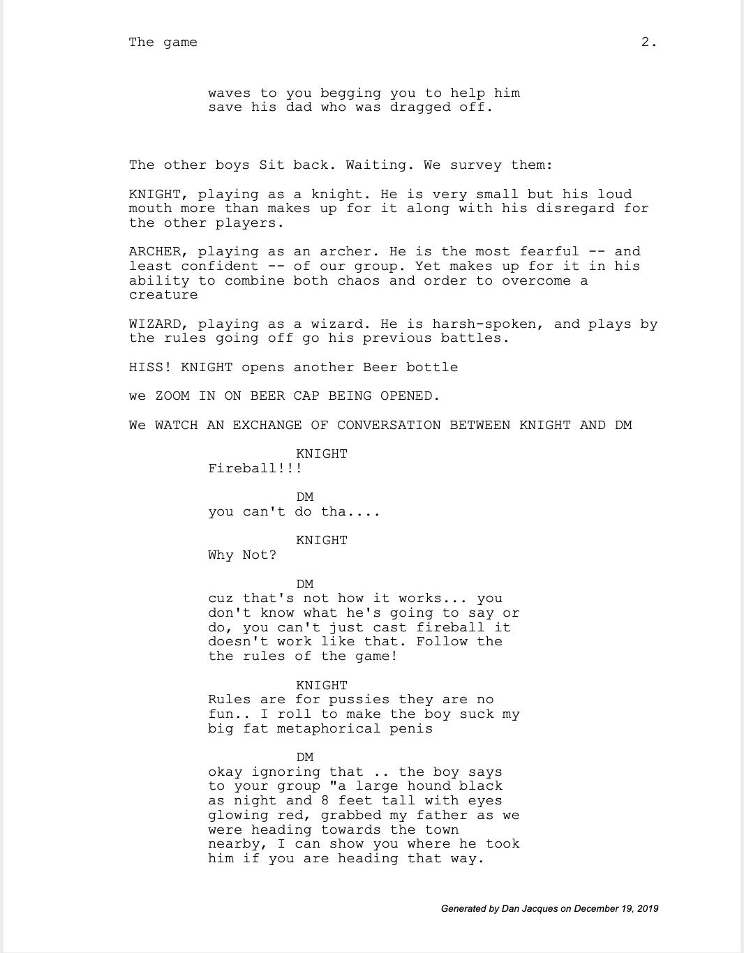 HNC Creative Media and Film Studies: Film Studies - Short Film Planning.