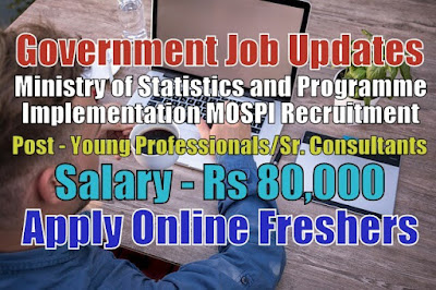 Ministry of Statistics and Programme Implementation MOSPI Recruitment ...