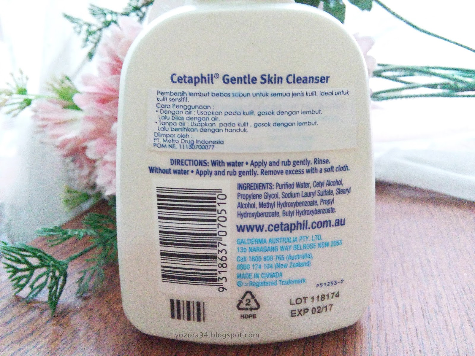 Review : Cetaphil Gentle Cleanser and Moisturizing Cream - Ell's Beauty ...