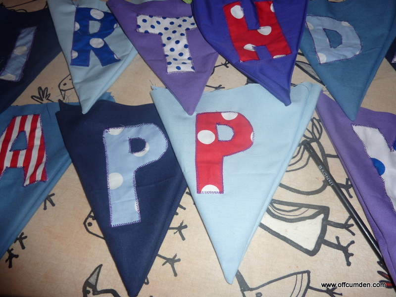 How to... make birthday bunting. - Helpful Mum