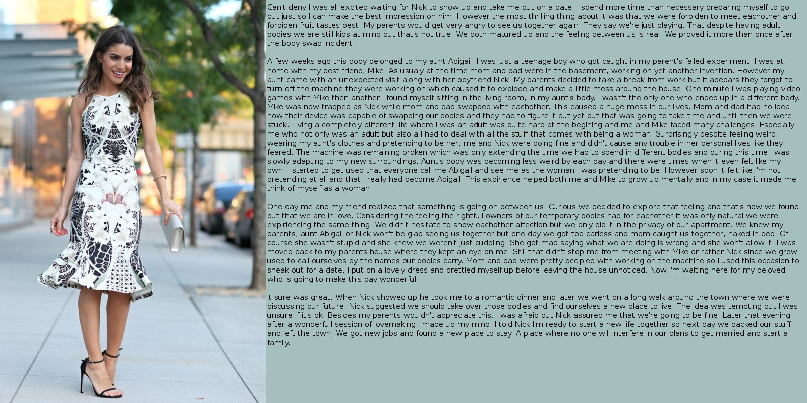 Marti's tg captions: Not kids anymore