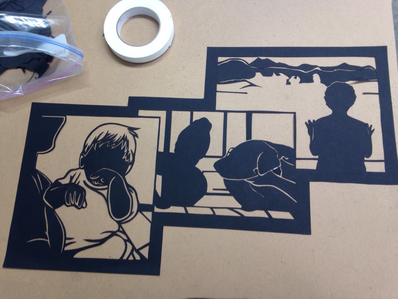 Brianna's Process Blog: Paper Cutting Process