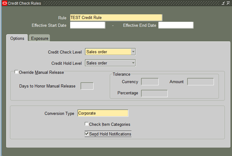 Oracle Application's Blog: Credit check hold in Oracle order management