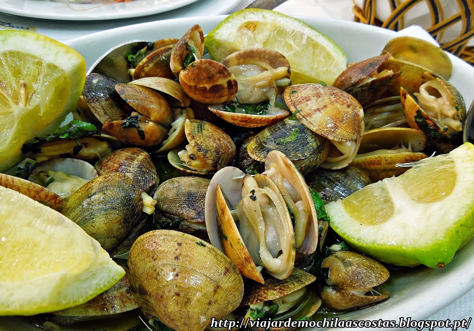 Viajar de Mochila às Costas: Amêijoas à Bulhão Pato