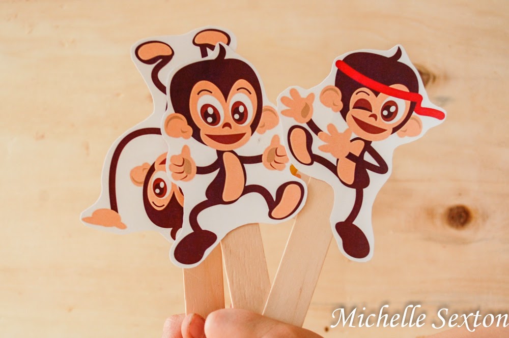 Free Printable Monkey Puppets | So Here's My Life...