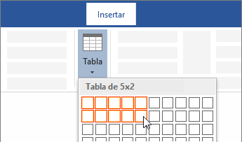 tablas en word