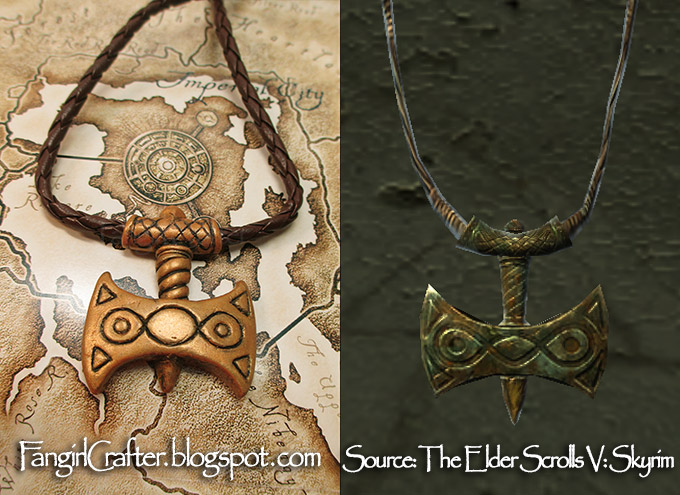 The Fangirl Crafter: Amulet of Talos Fit For a Dragonborn