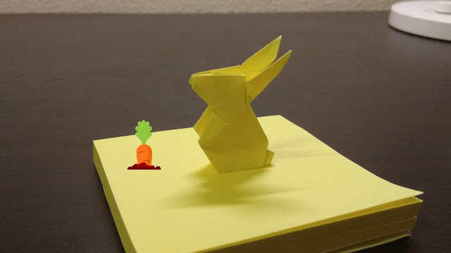 Yoshiny s Design Sticky Note Bunny How To Fold yoshiny-s-design-sticky-note-bunny-how-to-fold