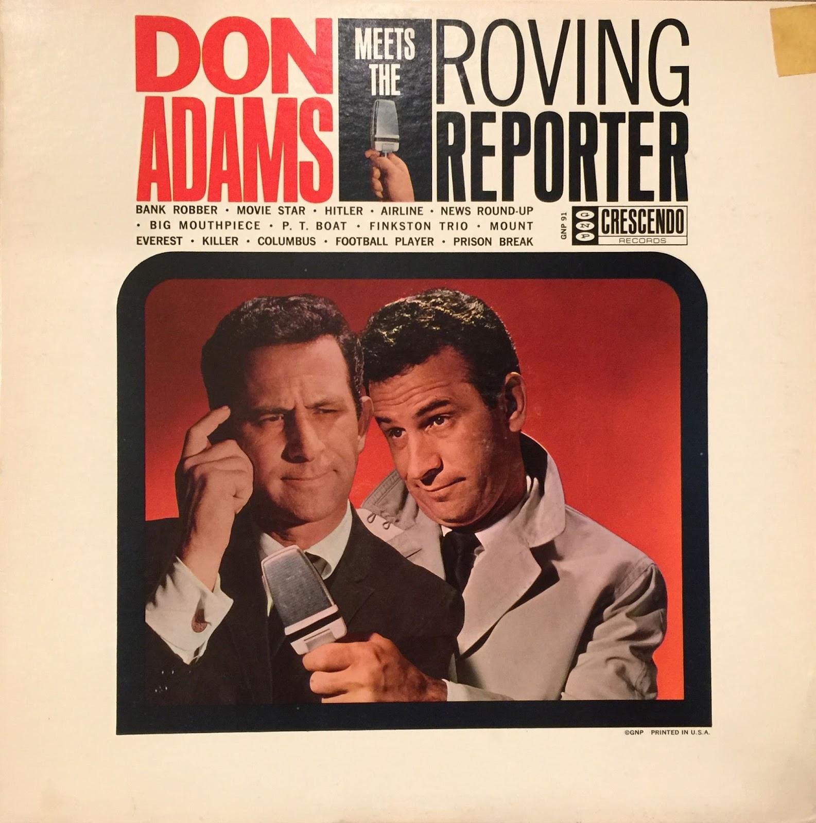the sphinx: Don Adams Meets the Roving Reporter (Crescendo, 1965)
