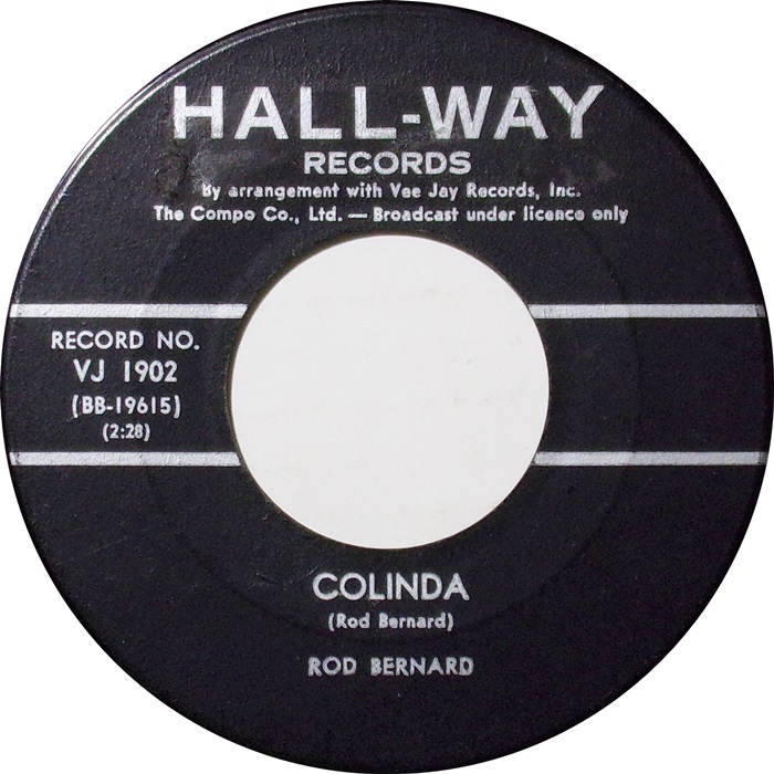 FROM THE VAULTS: Rod Bernard born 12 August 1940