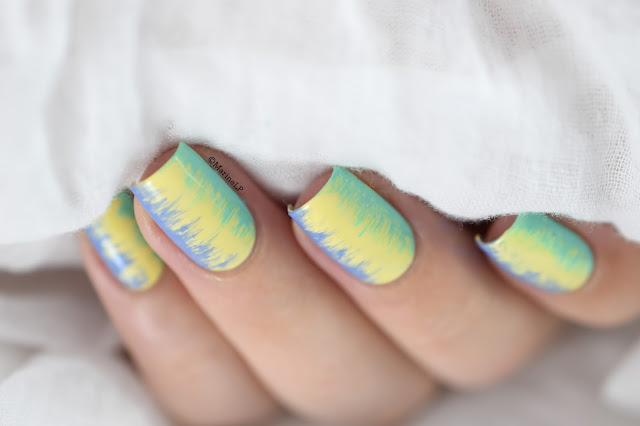 Summer fringed nails [VIDEO TUTO]