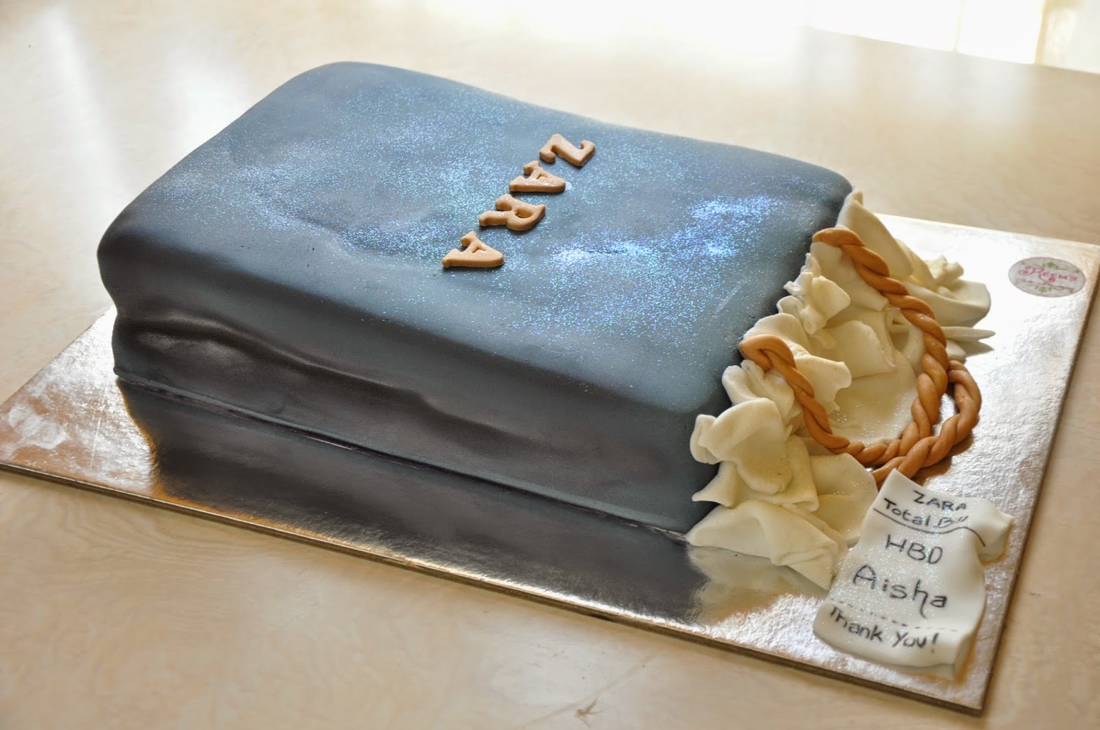 Reem's Cake Boutique: Zara Shopping Bag Cake