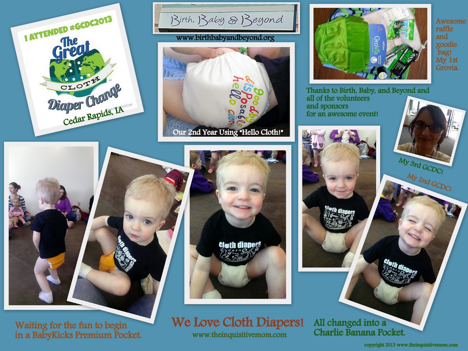I Attended The Great Cloth Diaper Change 2013! - The Inquisitive Mom