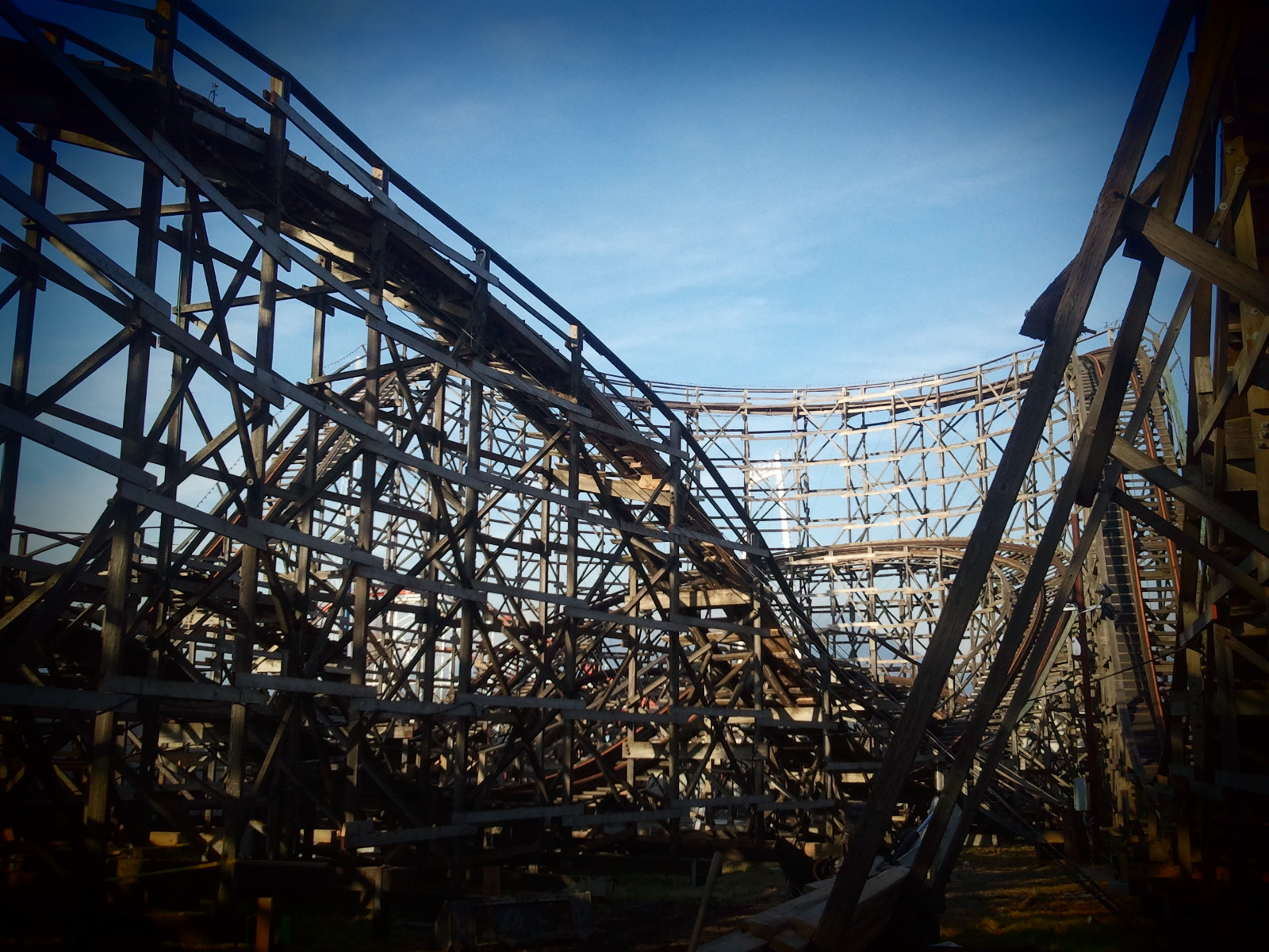 Lance Cardinal Creations: Inside "The Wooden Roller Coaster" at ...