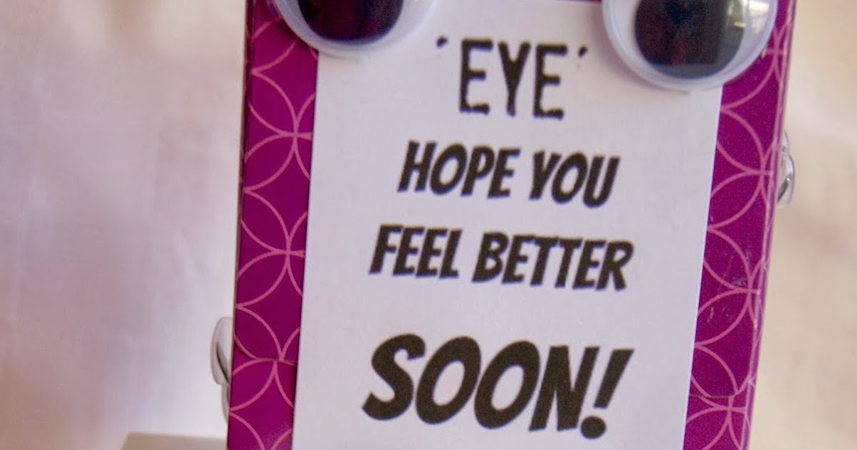 michelle paige blogs: Get Well Soon Tissue Box Gift