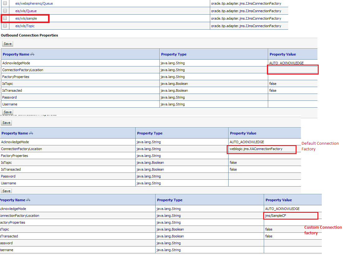 Soa 11g Create Outbound Connection Pool For Jms Adapter Oracle Fusion Middleware Blog