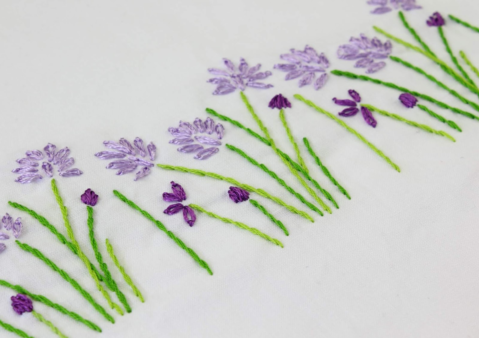 big B: Chives Embroidery Project - Part Two