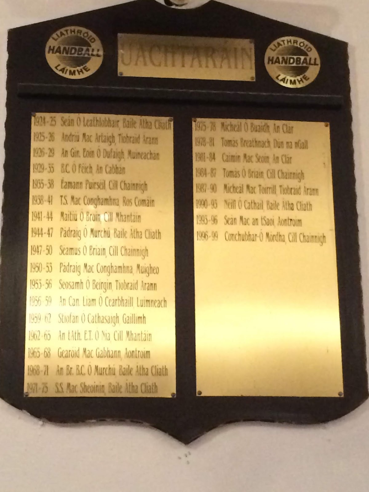 Irish Handball Alley: Croke Park (1970) Alleys, Dublin