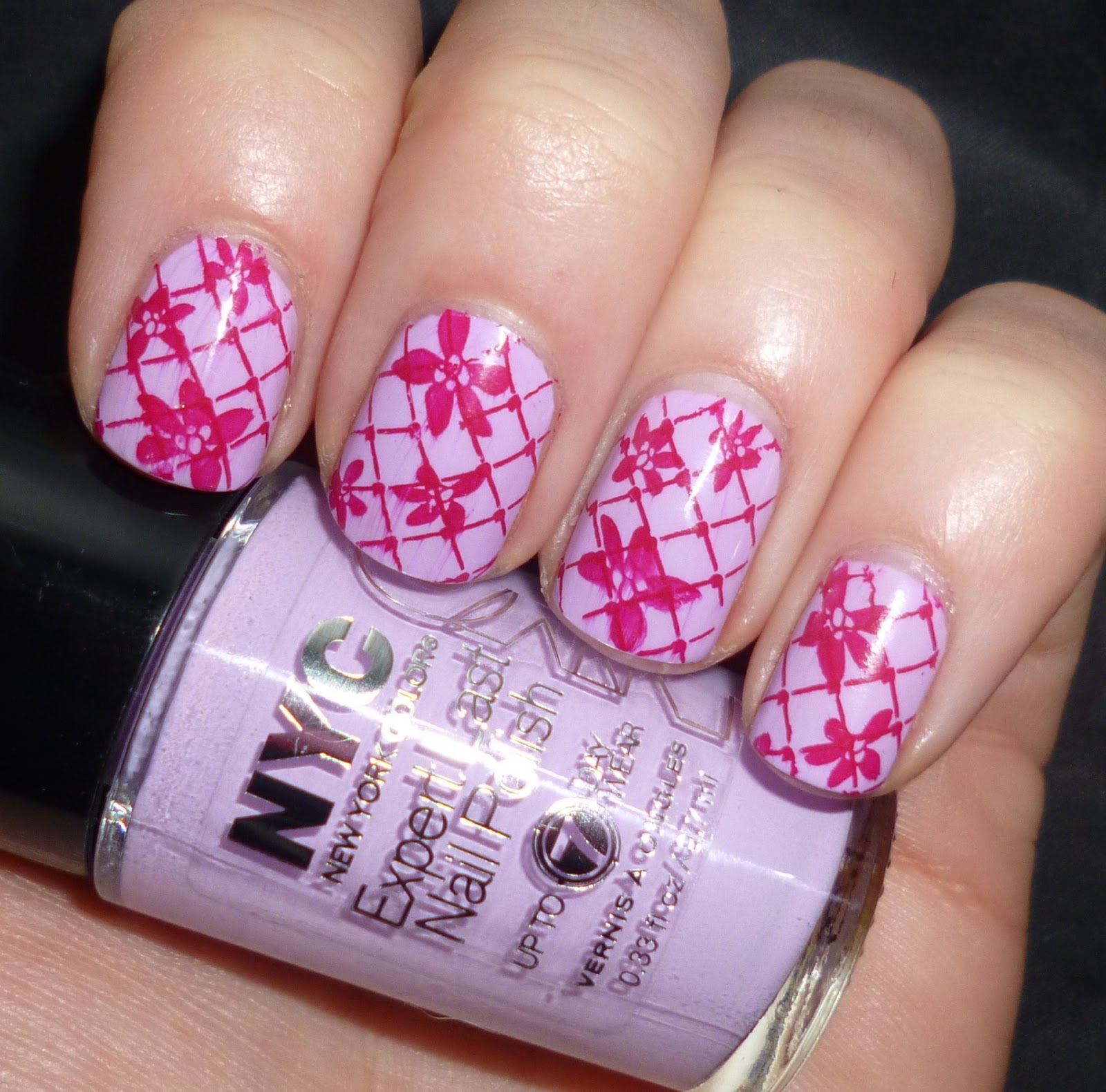 Lou is Perfectly Polished: Fishnets and Flowers!