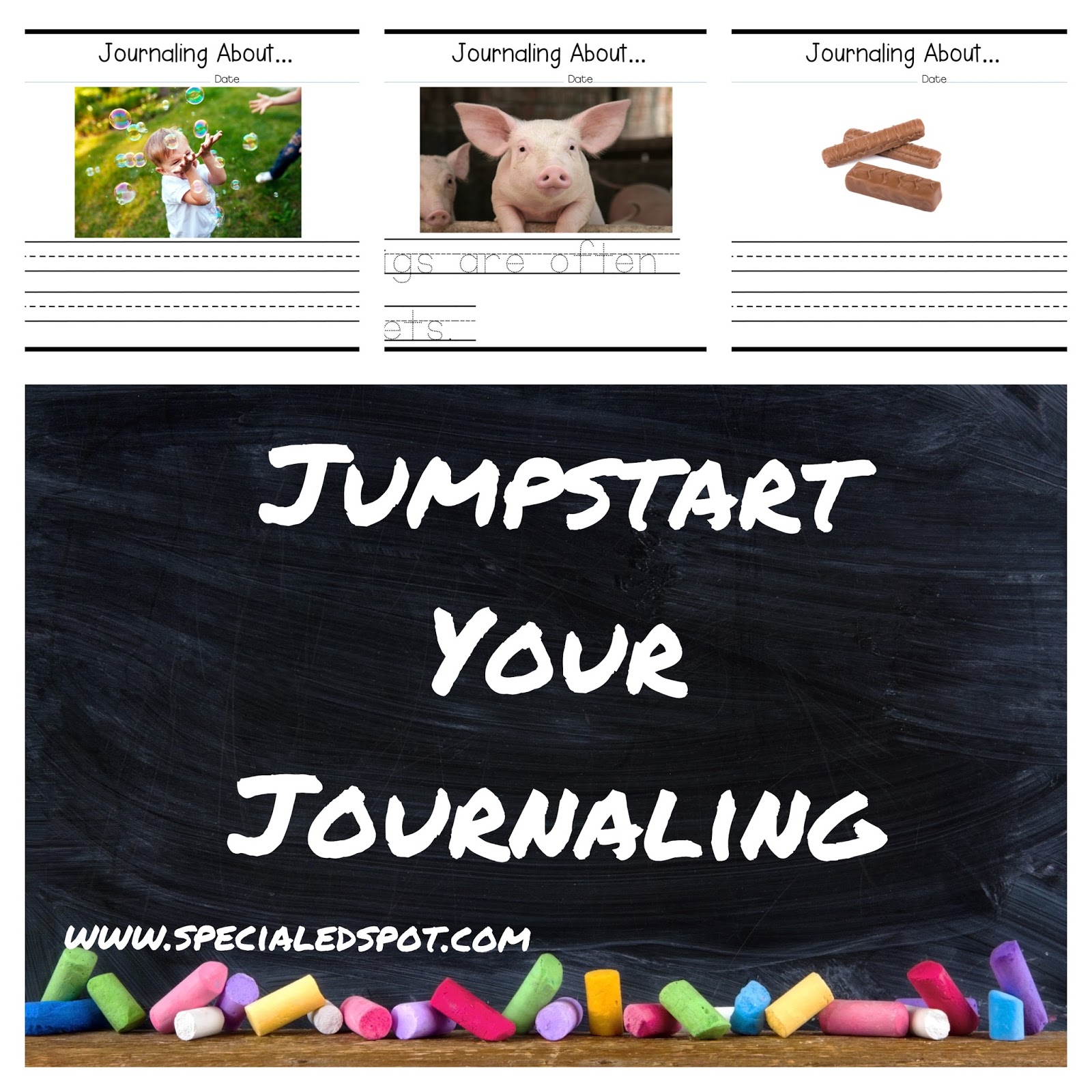 Easy Ideas to Jumpstart Journaling | Superteach's Special Ed Spot