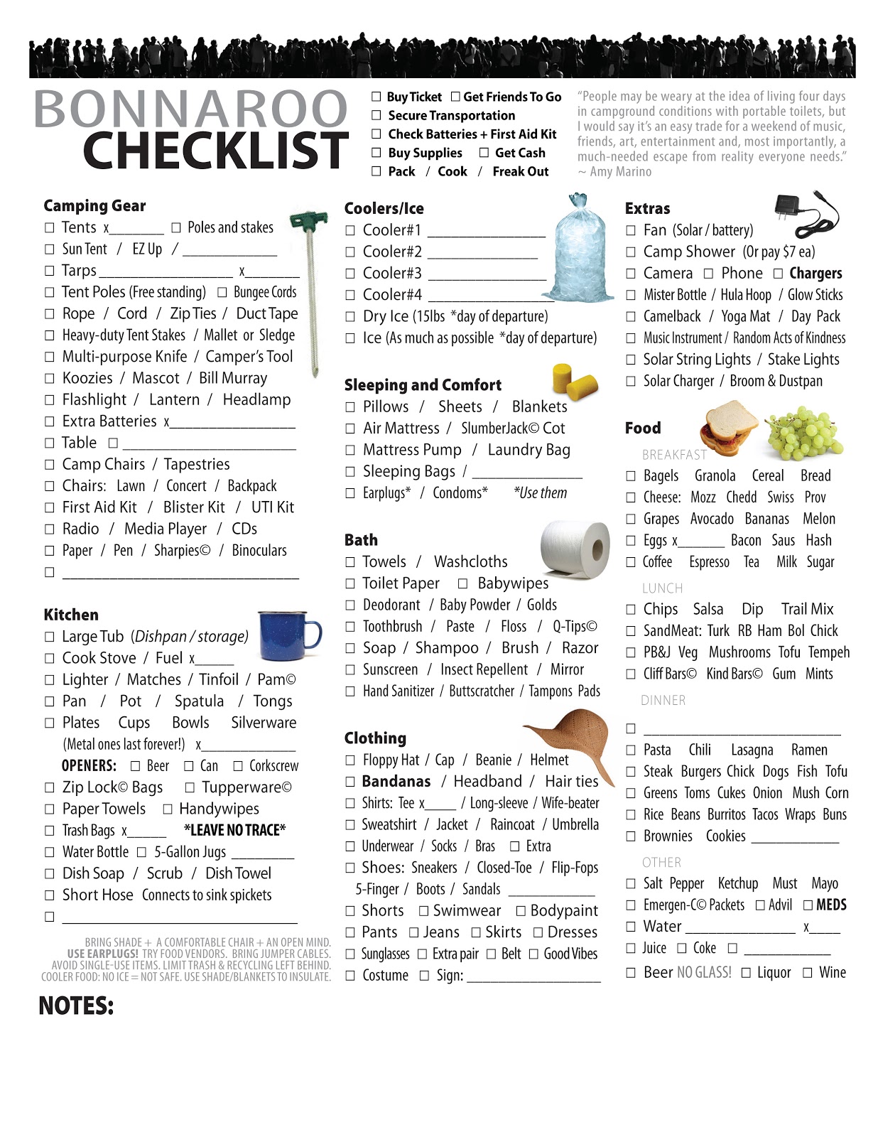 5 Tips: Planning and Packing for Bonnaroo