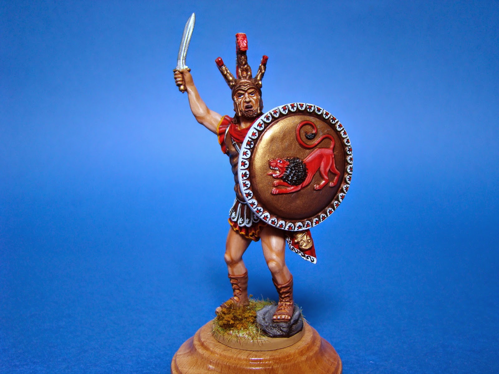 MY mini WORLD: 38. GREEK HOPLITE / ANCIENT GREECE (SCALE: 54mm)