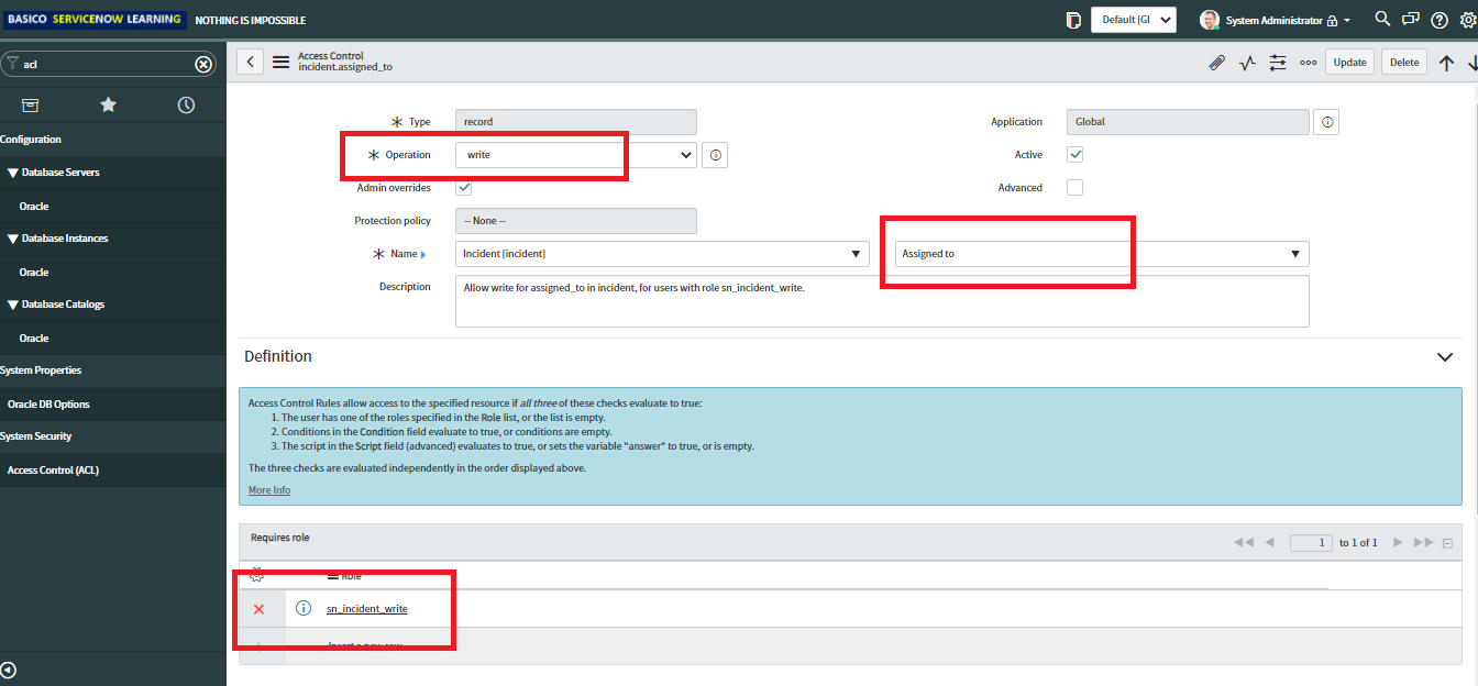 Servicenow Acl With Example Table None Vs Table Acl In Servicenow