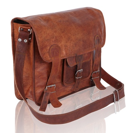 I Love Handmade: Leather Satchel Messenger Bag by Lorton & Horn