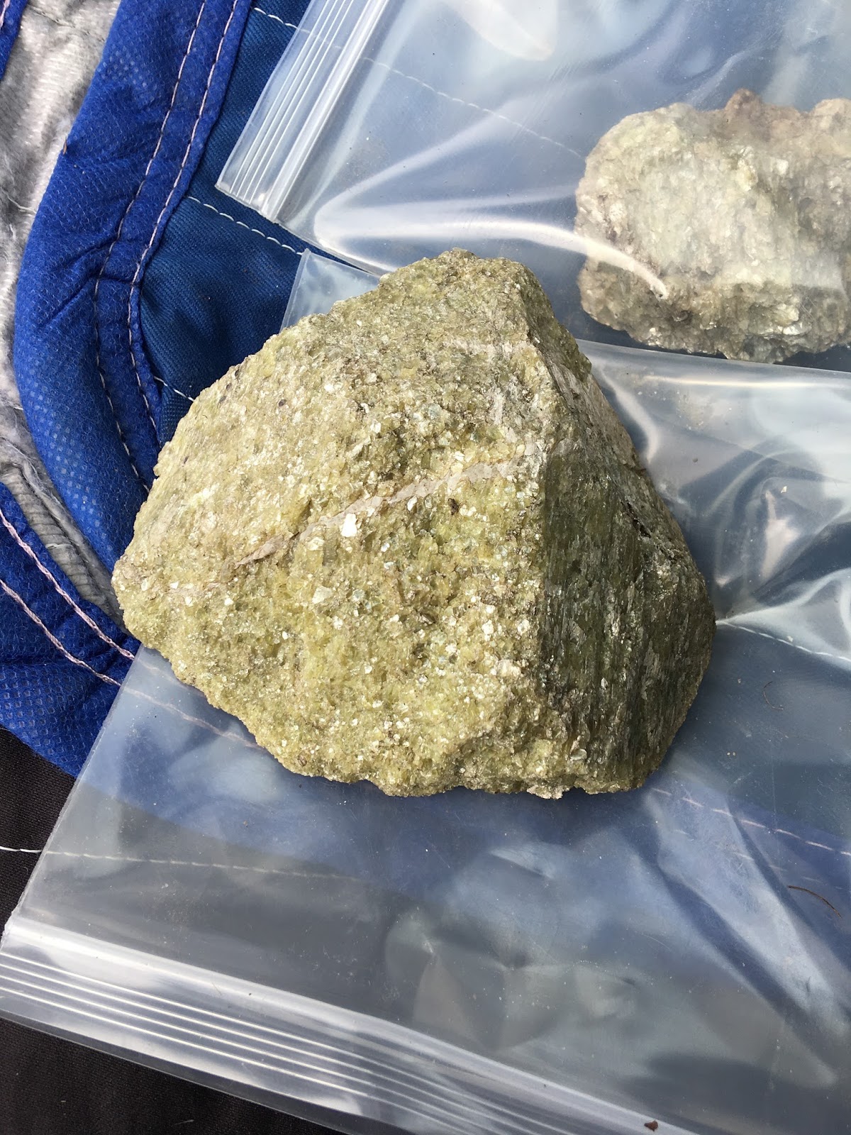 Stephanie - Rockhound Extraordinaire : C K WIlliams Quarry Field Trip