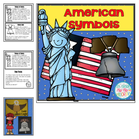 1st Grade Hip Hip Hooray!: US Symbols