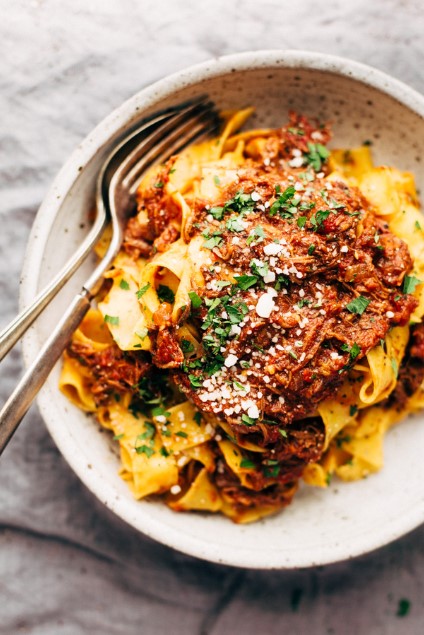 WEEKEND BRAISED BEEF RAGU WITH PAPPARDELLE