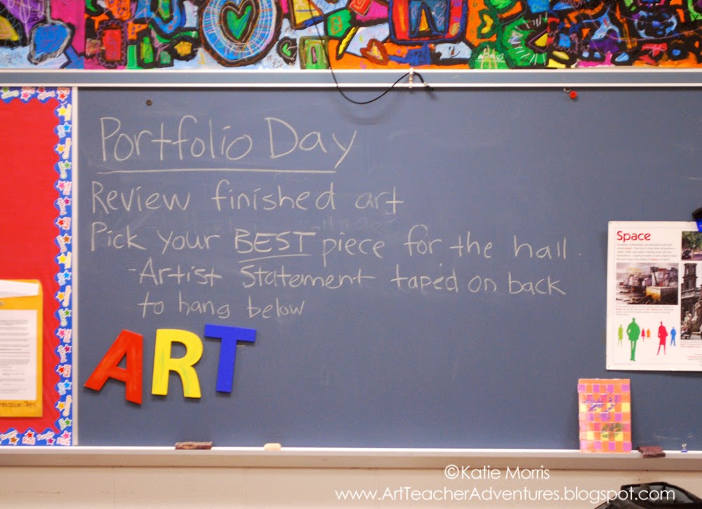 Adventures of an Art Teacher: Portfolio Day