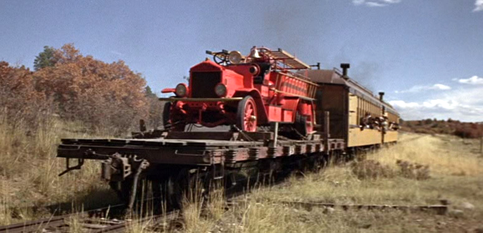 Just A Car Guy: A movie with a steam locomotive and a firetruck, that'd ...