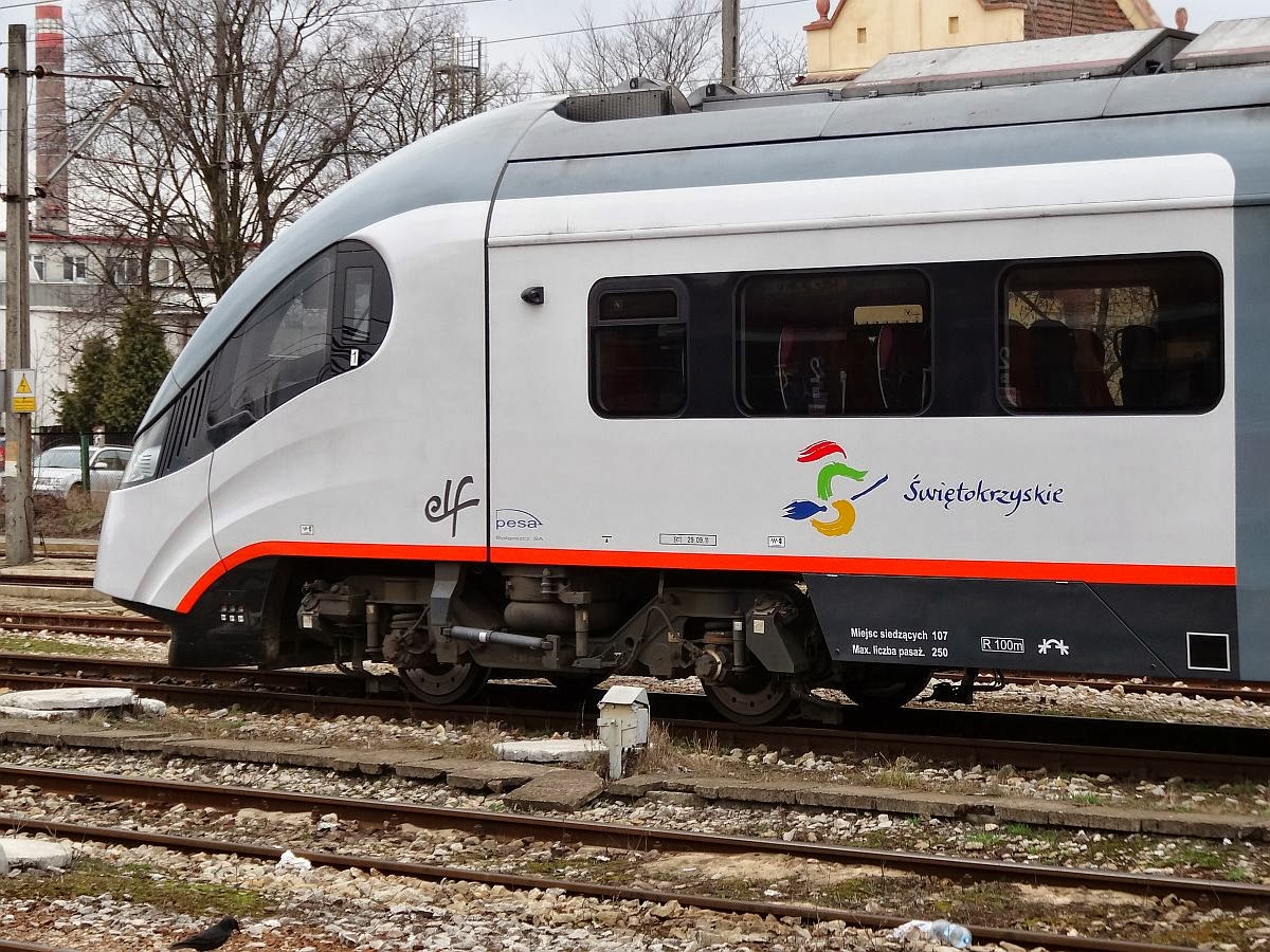 Świętokrzyskie Elfy. EN96-002 na stacji Kielce. | Kolejowe Kielce