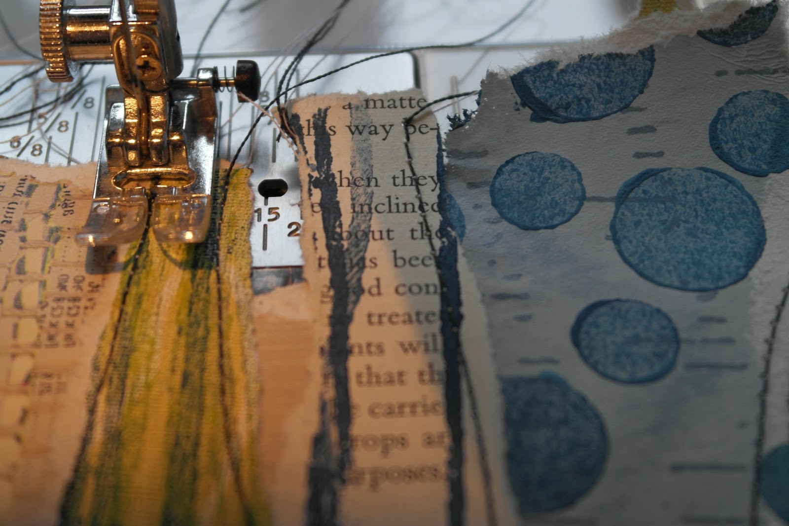 H-anne-Made: Print, collage and stitch