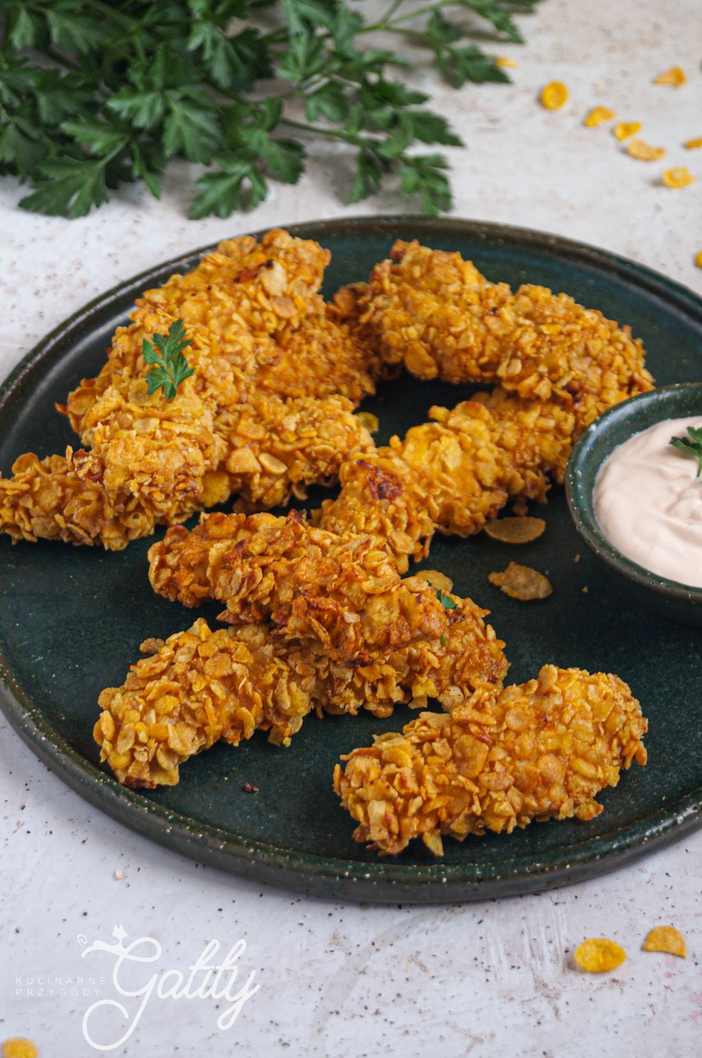 Pieczone nuggetsy z indyka